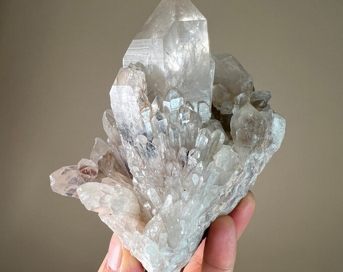 Pineapple Quartz Crystal | Clear Quartz Cluster | Mineral Specimen - Etsy