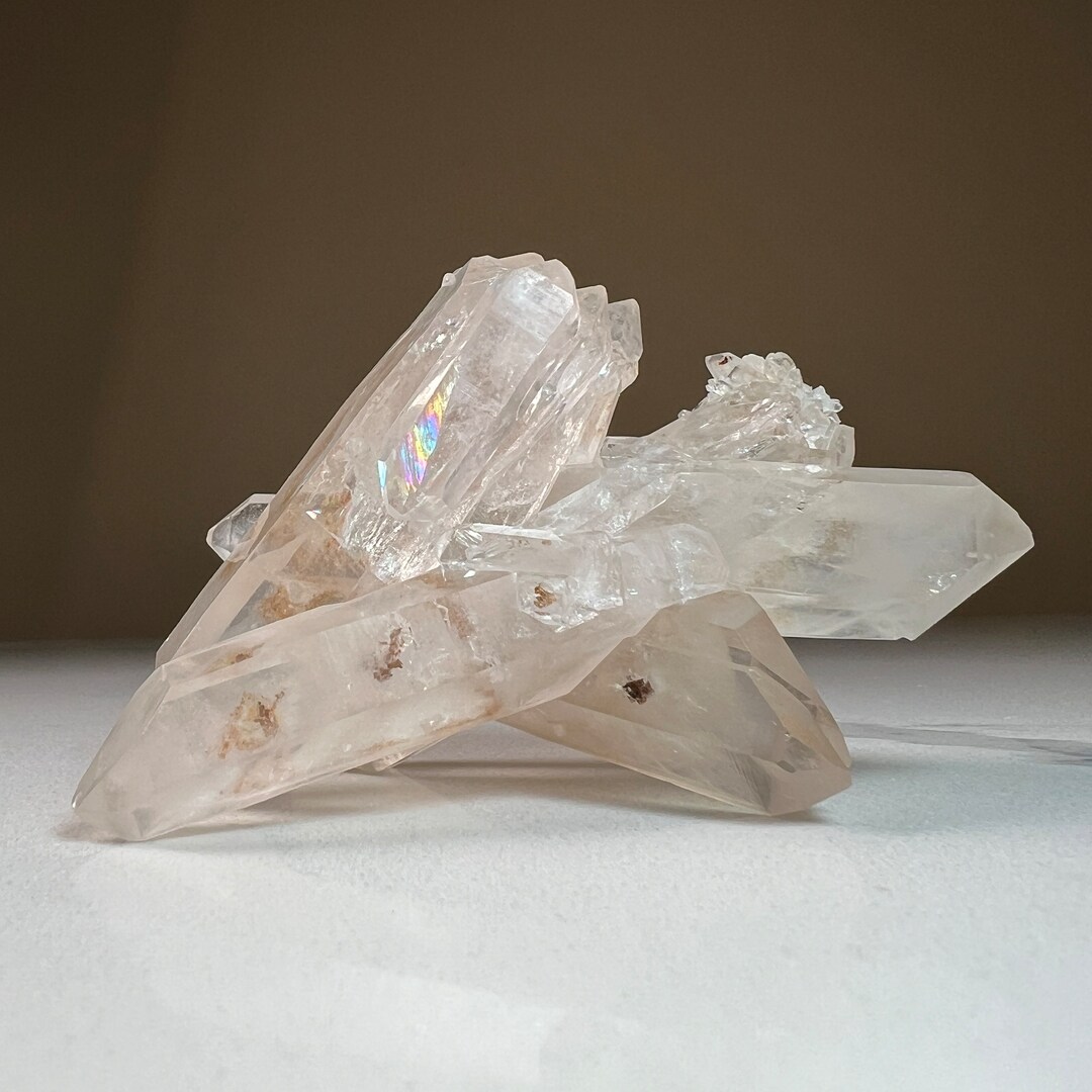 Phantom Quartz Cluster | Natural DT Quartz Crystals With Phantom ...