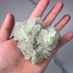 Prehnite | Natural Green Prehnite Cluster | Mineral Specimen From ...