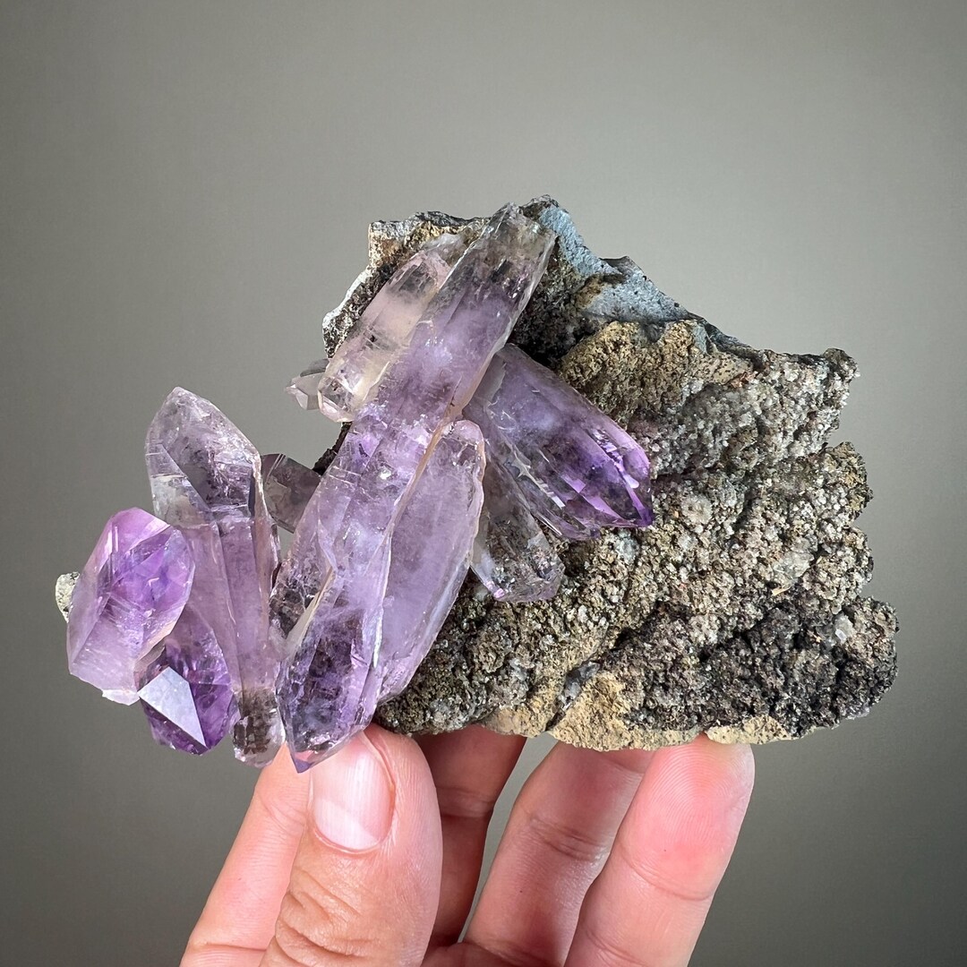 Amethyst Crystal | Vera Cruz Amethyst | Natural Enhydro Amethyst Point ...
