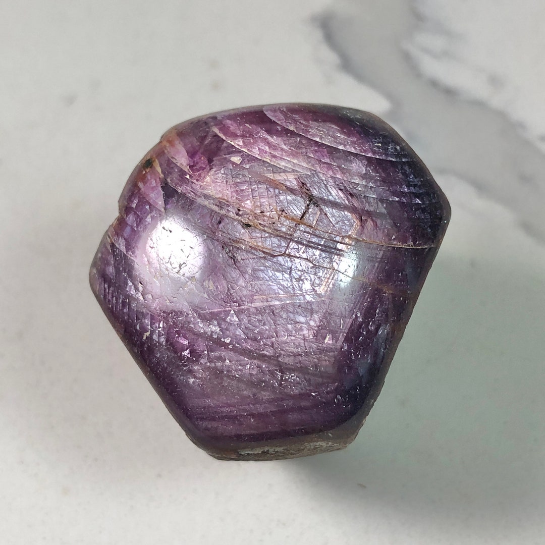 Ruby Semi-polished Corundum Ruby Wand - Etsy