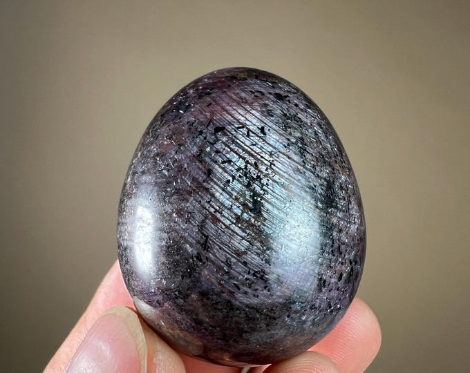 Ruby Egg | Red Corundum Stone | Polished Crystal Egg - Etsy