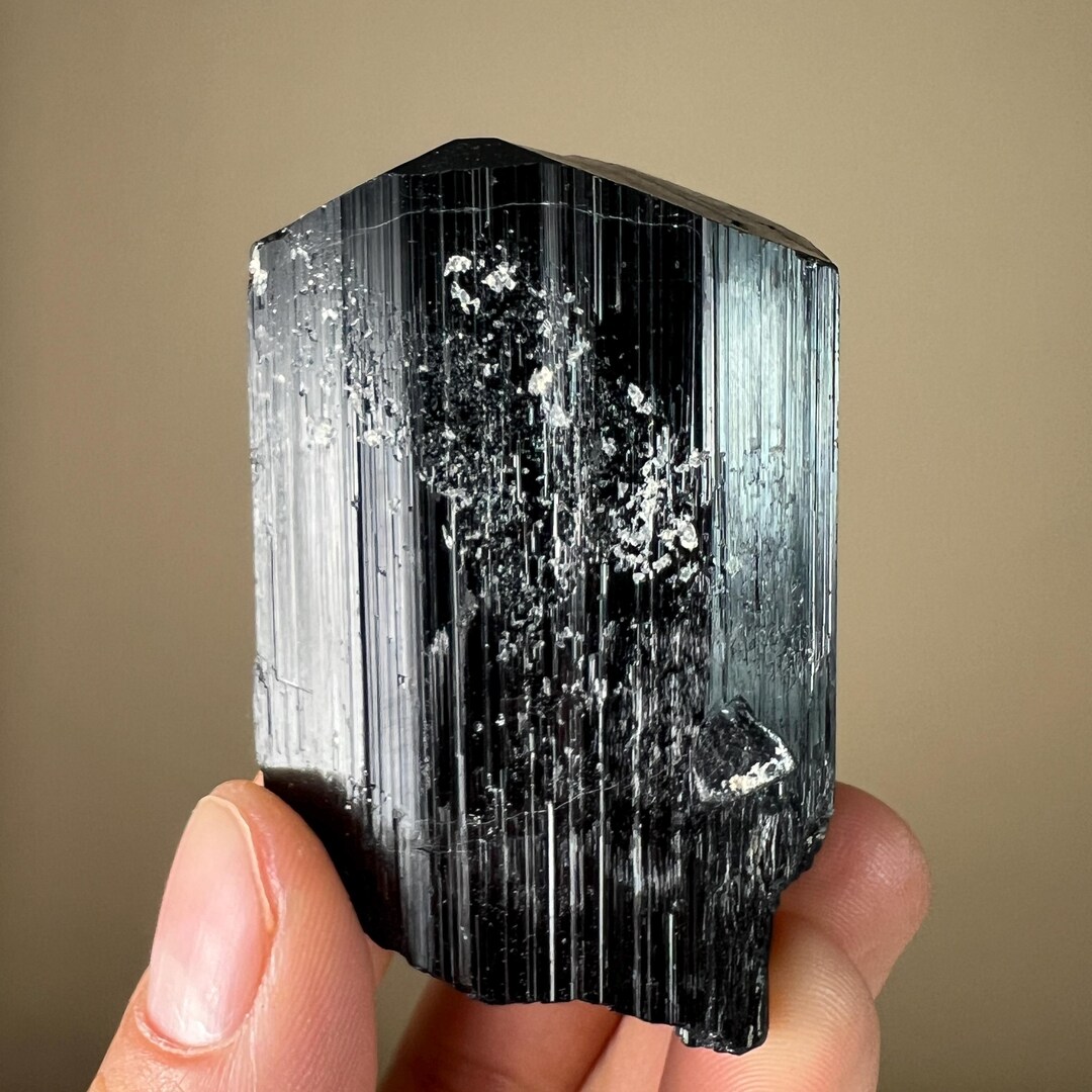 Black Tourmaline | Natural Double Terminated Schorl | Tourmaline ...