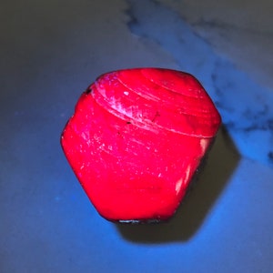 Ruby Semi-polished Corundum Ruby Wand - Etsy