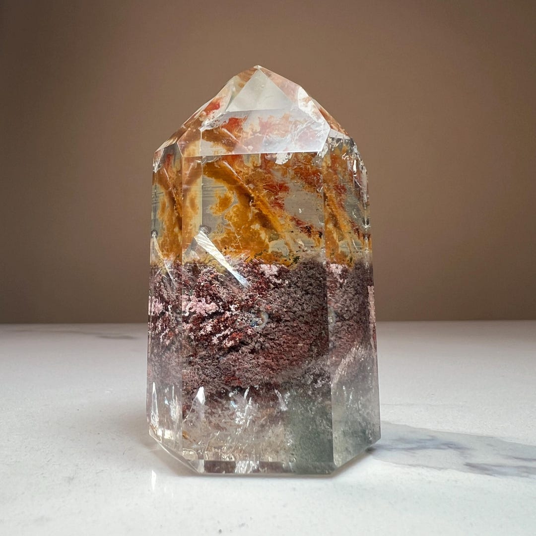 Lodolite Quartz Tower Inclusion Quartz With Chlorite and Manifestation ...
