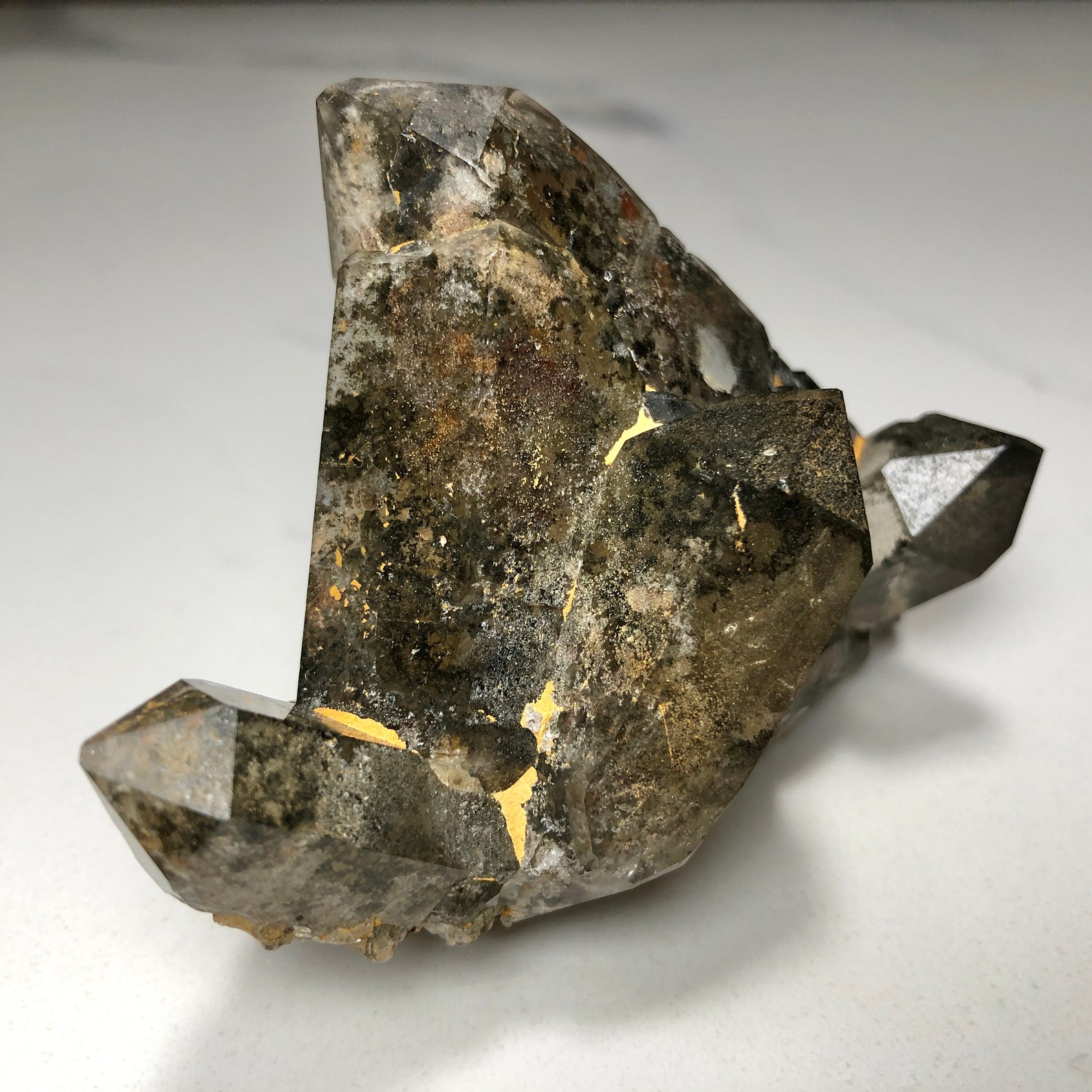 Lodolite Quartz | Inclusion Quartz Cluster | Garden Quart Point ...