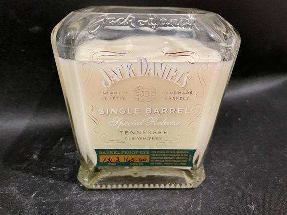 Jack Daniels Candle/jack Daniels Single Barrel Rye Candle/jack - Etsy