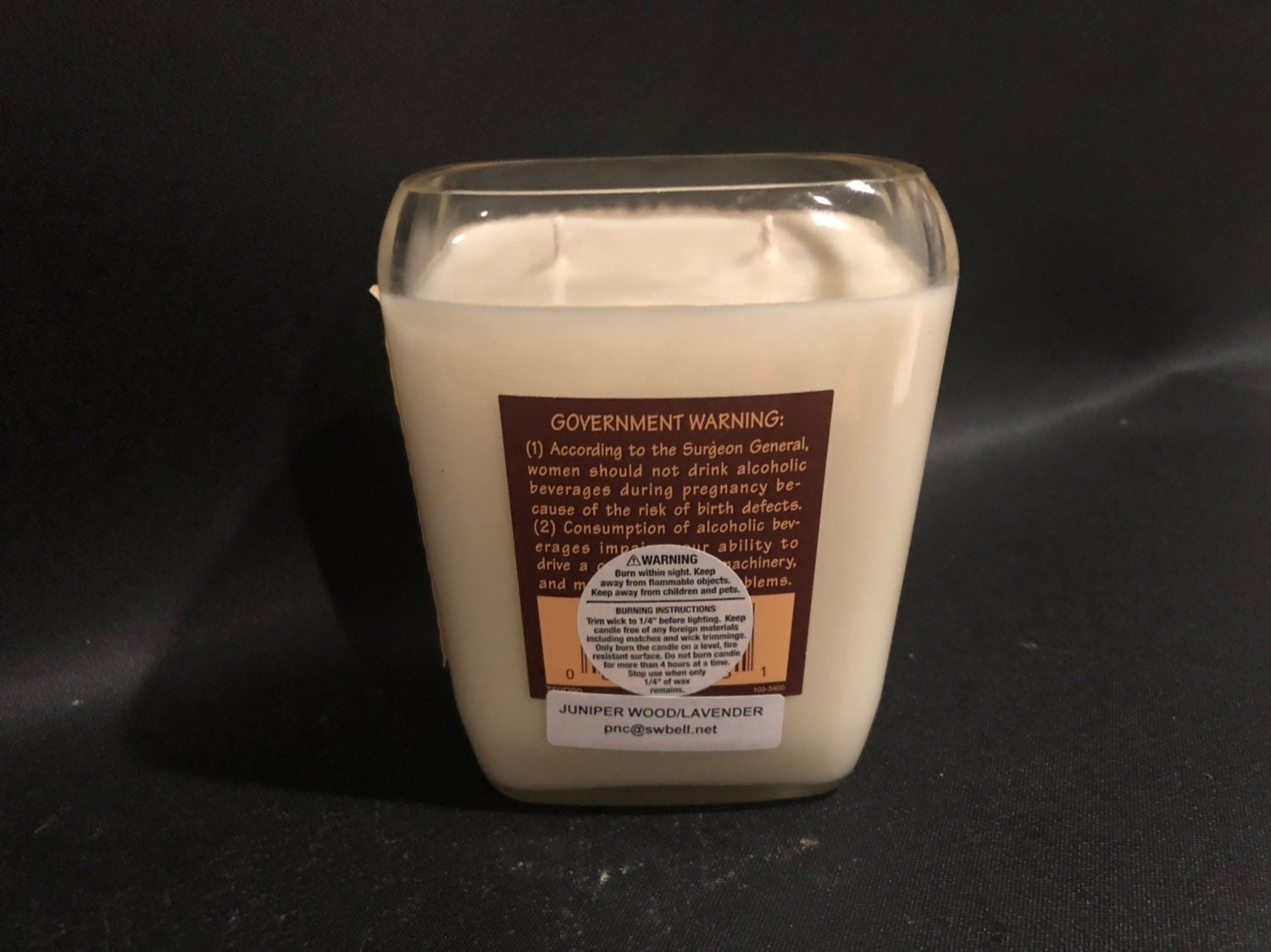 Maker's Mark Candle 750ml/makers Mark Bourbon Candle/maker's Mark ...