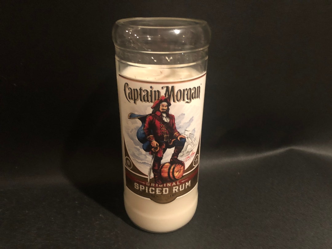 Large Captain Morgan Candle/1 Liter Captain Morgan Spiced Rum BOTTLE ...
