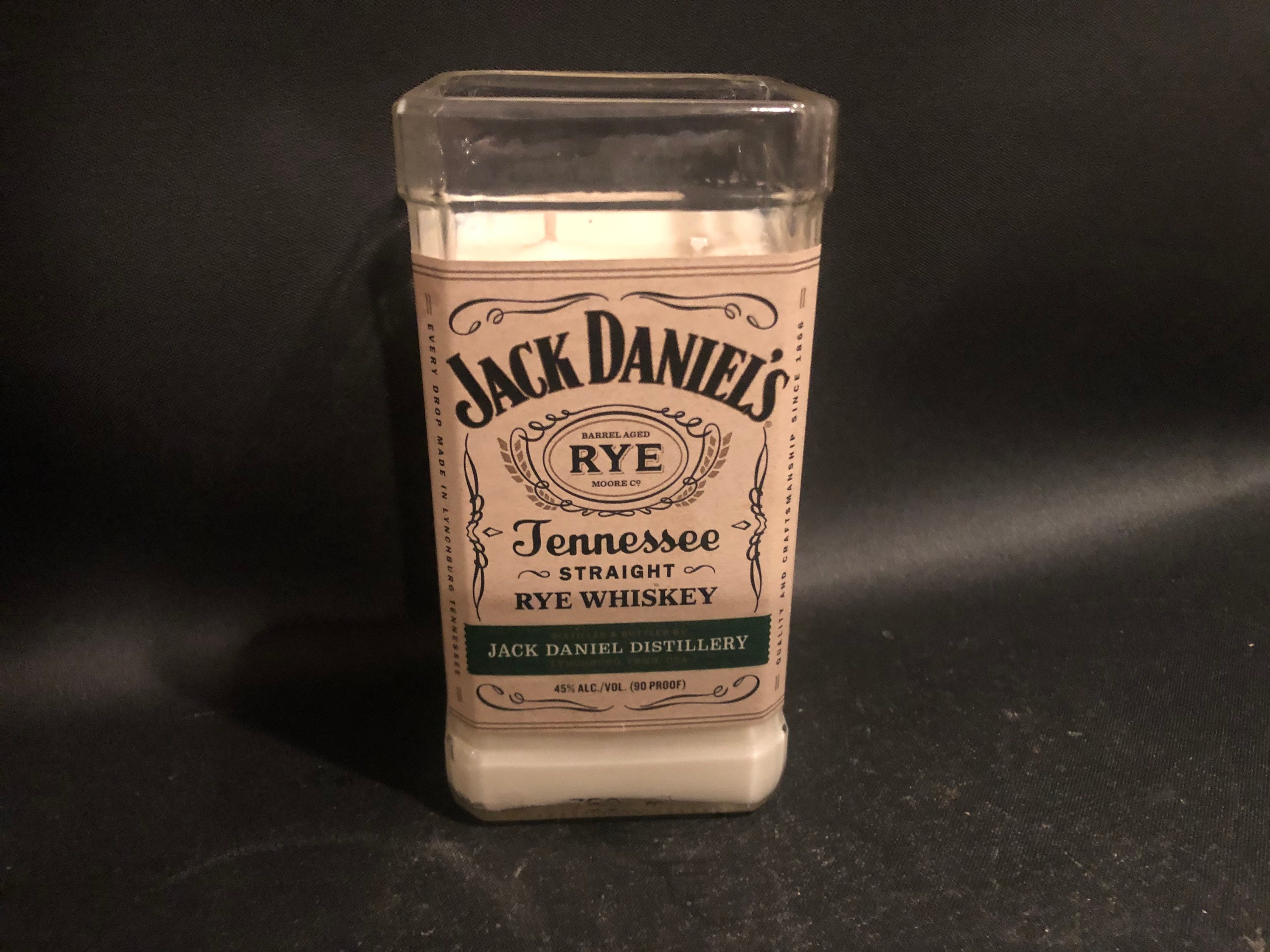 Jack Daniels Candle/750ml Jack Daniels Rye Whiskey Candle/jack | Etsy
