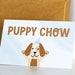 Custom Puppy Dog Tent Cards Dog Food Labels Adopt Puppy - Etsy
