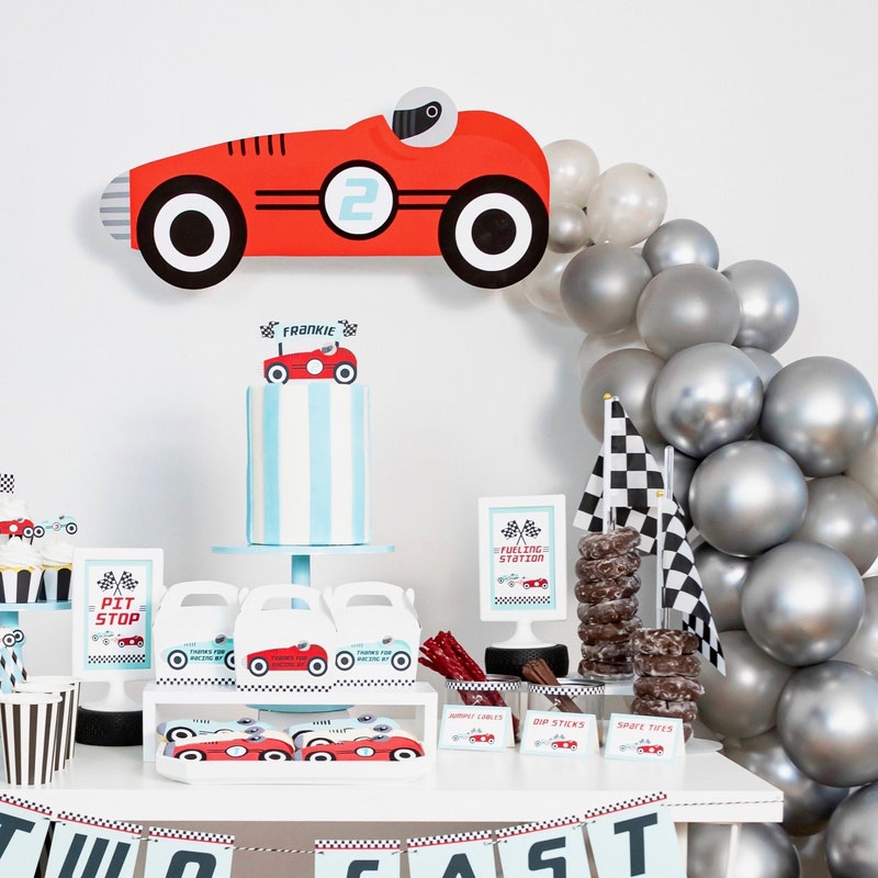 Race Car Wall Decals - Etsy