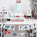 Two Fast Birthday Party Decorations, Race Car Birthday Banner, Race Car ...