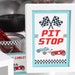 Pit Stop Vintage Race Car Sign, Race Car Birthday Party, Race Car ...