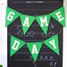 Game Day Banner, Football Party Decorations, Superbowl Party, Football ...