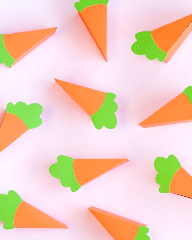 Printable Easter Carrot Box Activity Template Easter Instant - Etsy