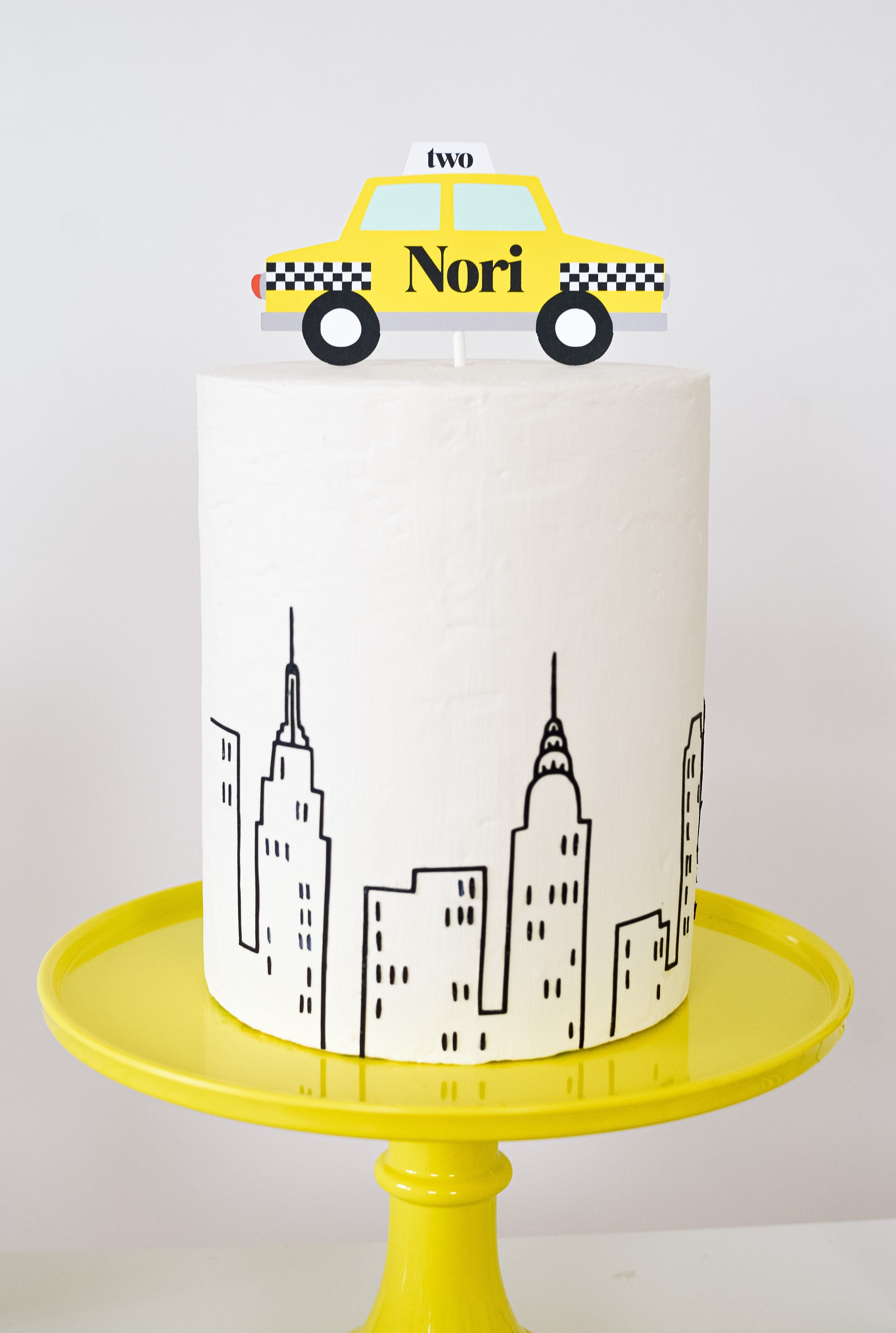 New York Taxi Cake Topper New York City Birthday Party NYC | Etsy
