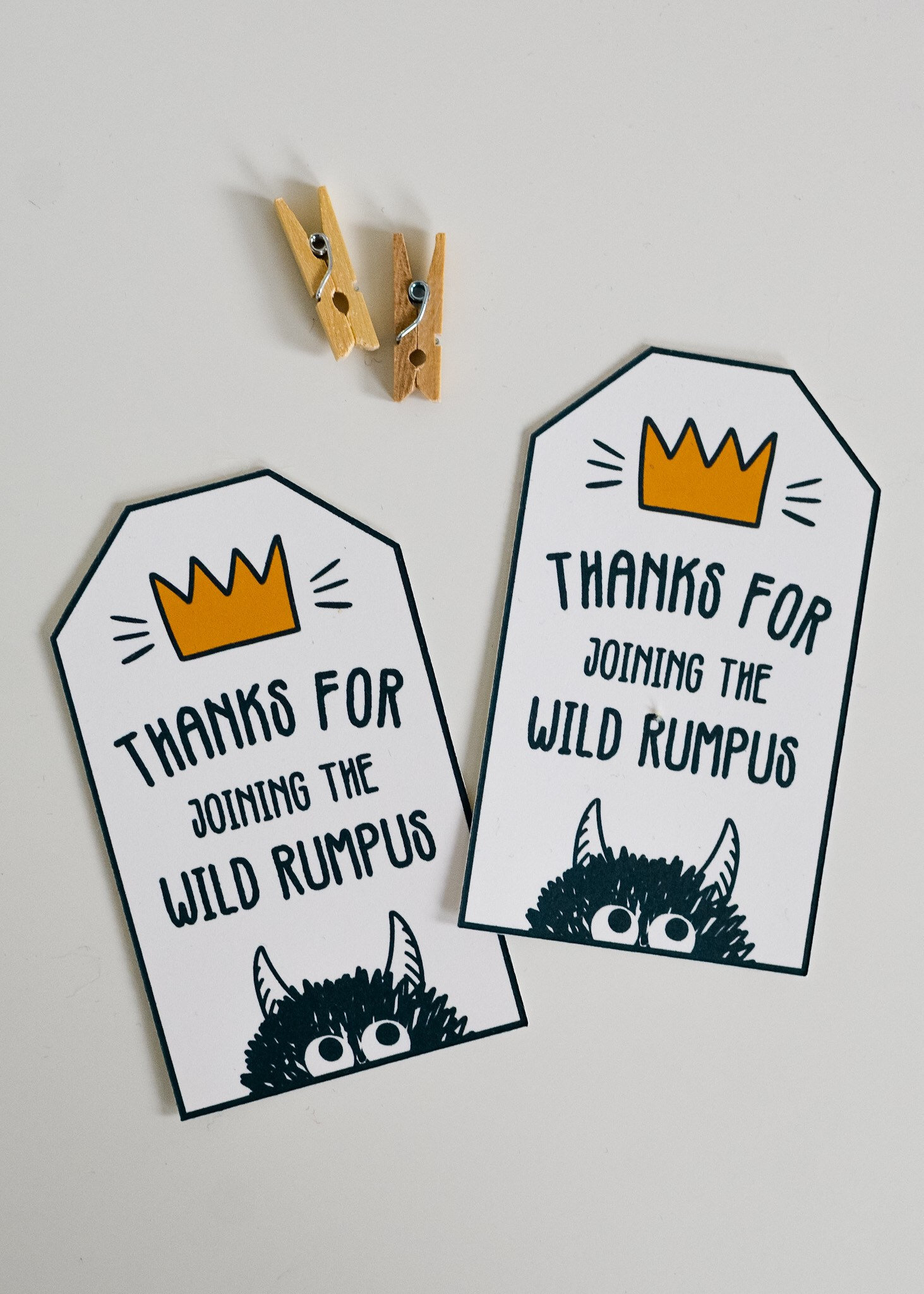 Wild Things Gift Tags Where the Wild Things Are Gift Tags - Etsy
