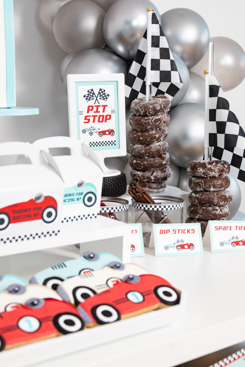 Pit Stop Vintage Race Car Sign Race Car Birthday Party Race - Etsy