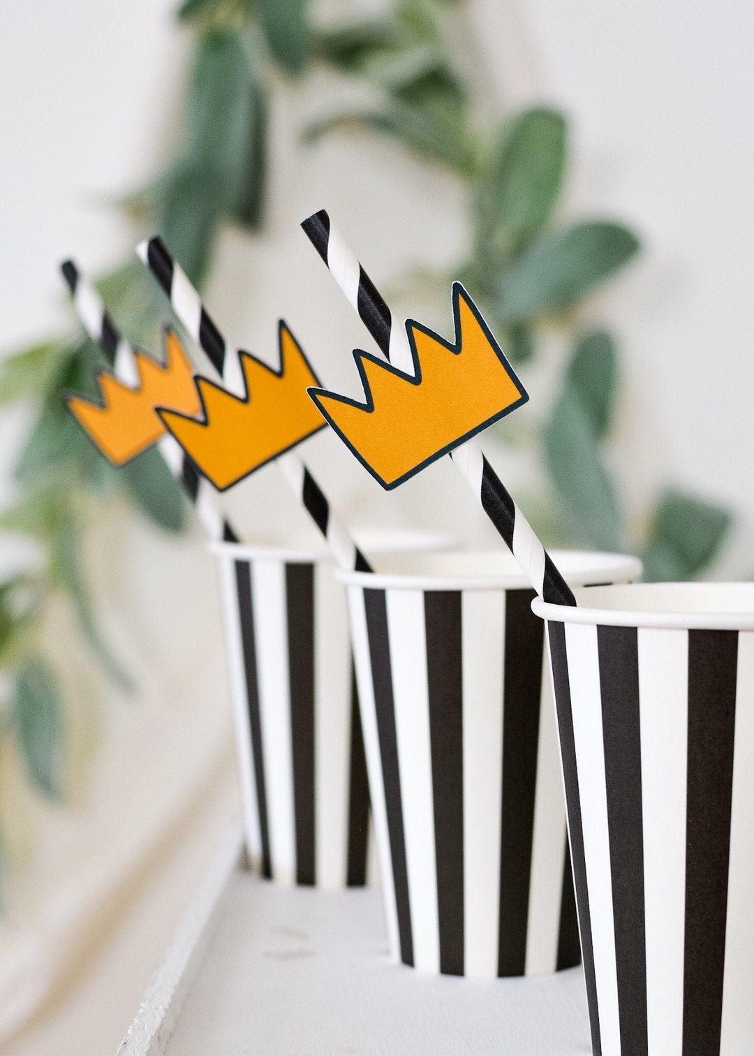 Crown Straws, Wild Things Birthday Party, Wild One Birthday Party ...