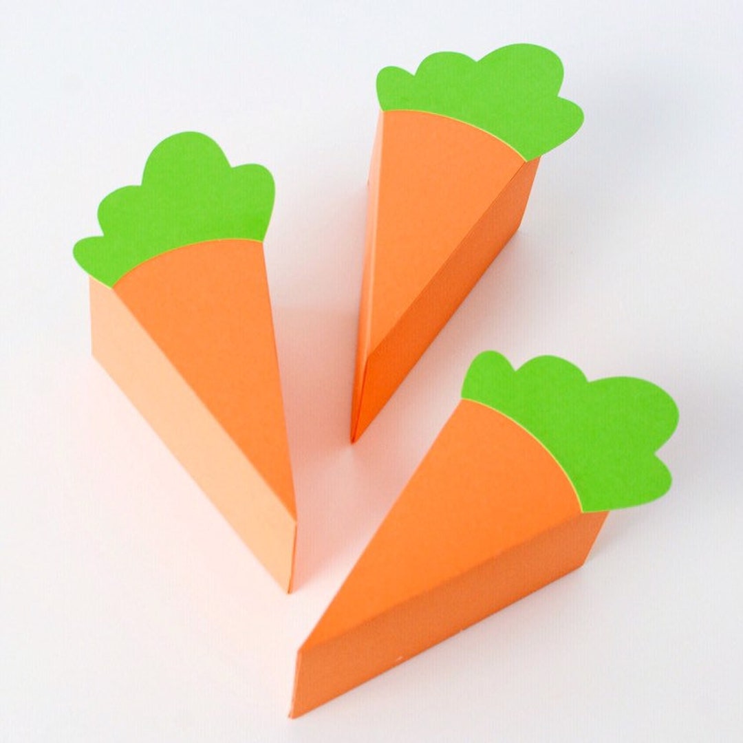 Printable Easter Carrot Box Activity Template, Easter Instant Download ...