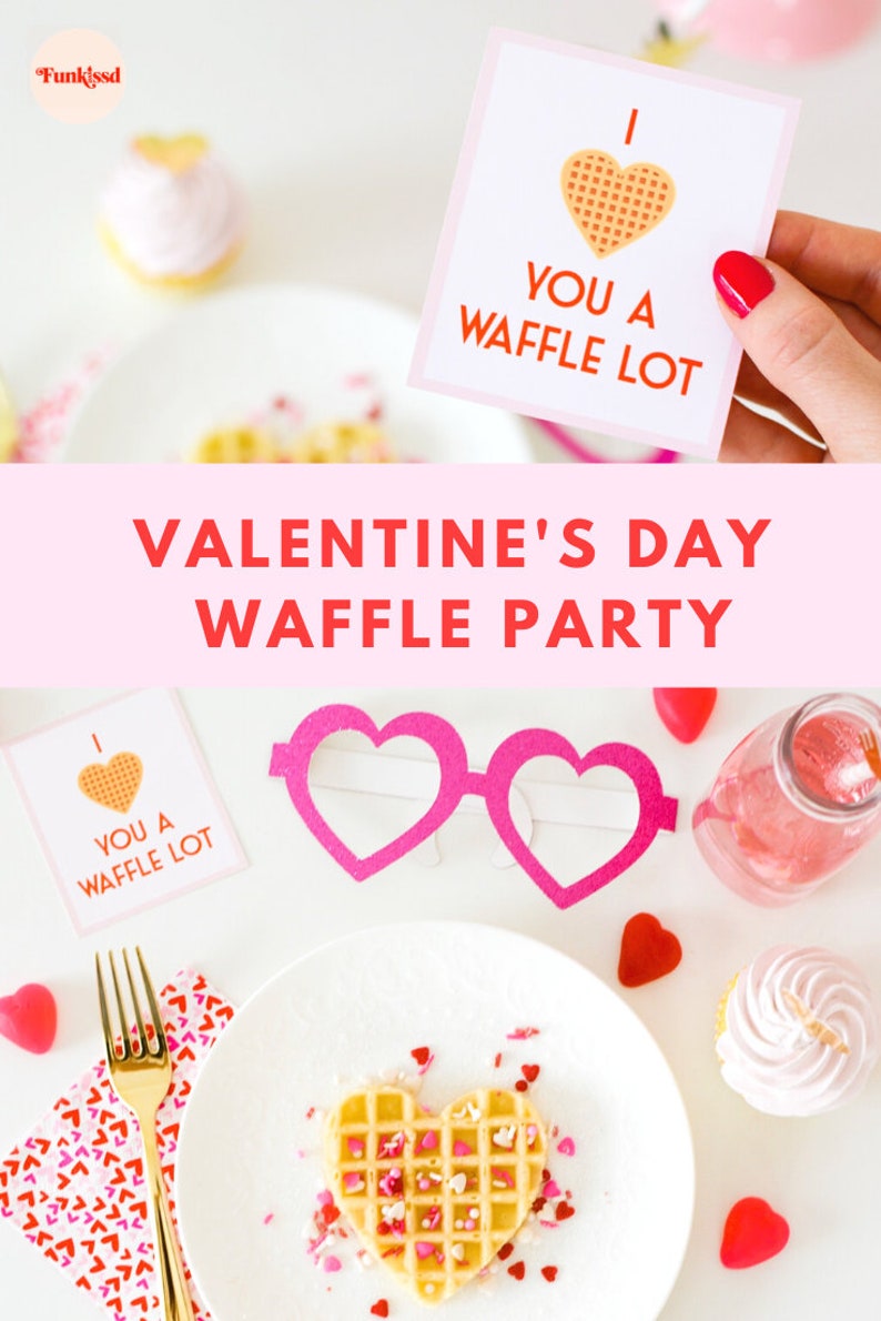 I Love You a Waffle Lot Valentines Day Card, Valentines Day Cards ...