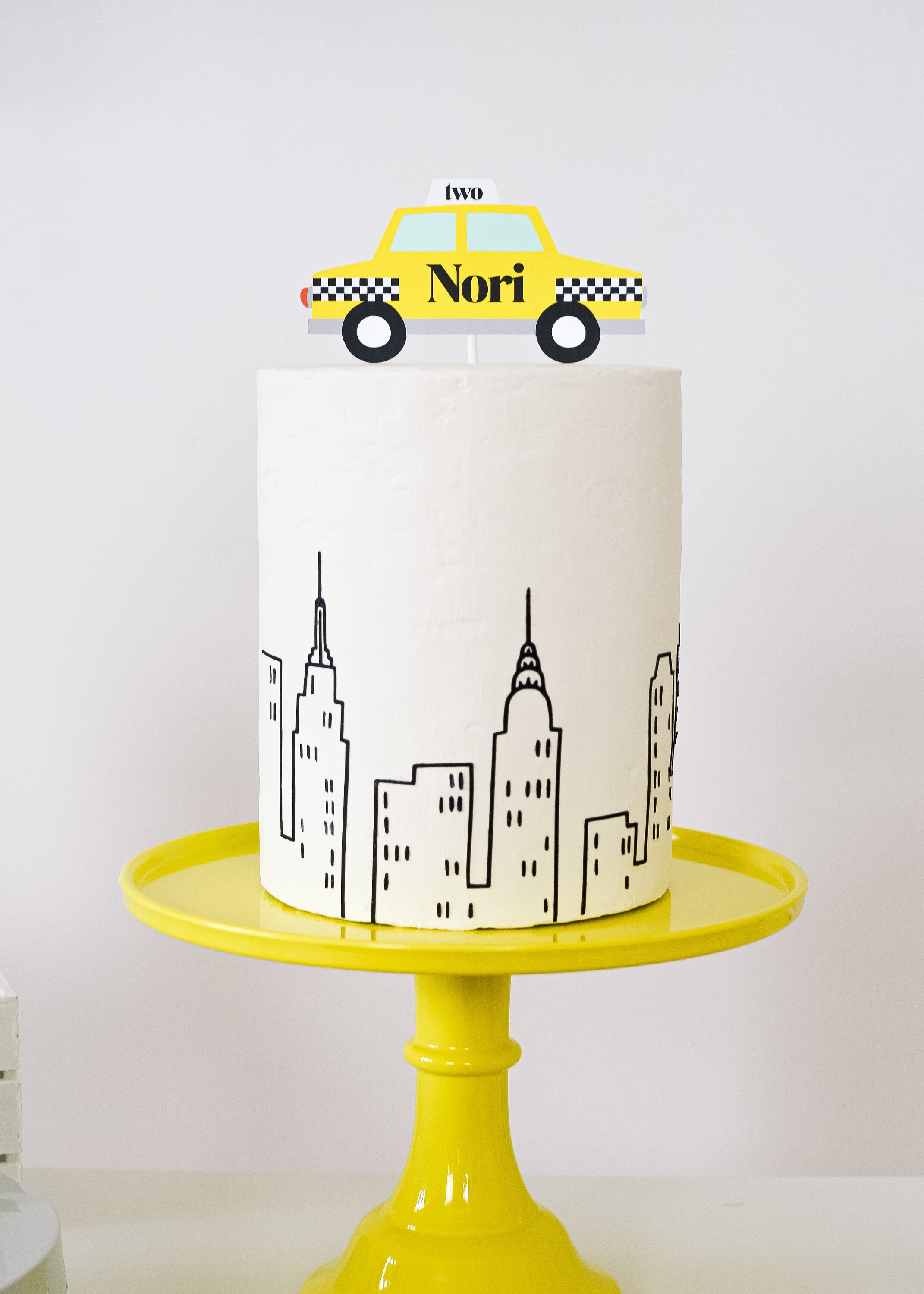 New York Taxi Cake Topper New York City Birthday Party NYC | Etsy