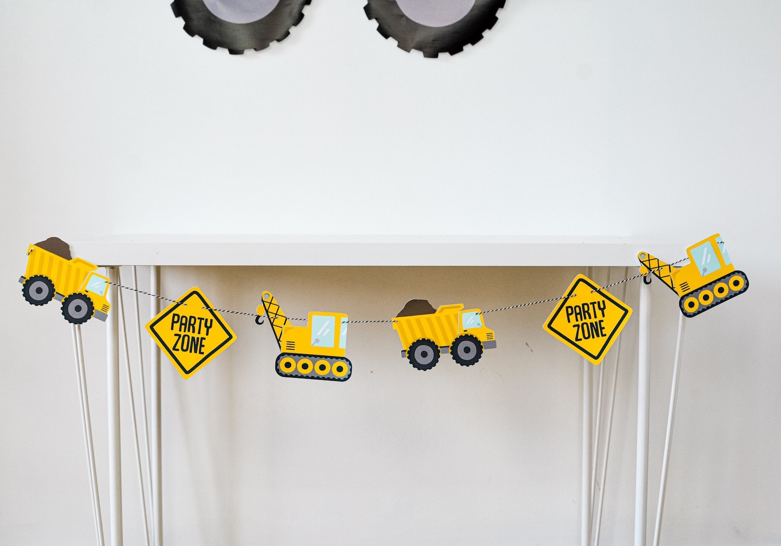 Construction Party Garland Construction Banner Construction | Etsy