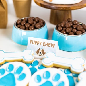 Custom Puppy Dog Tent Cards, Dog Food Labels, Adopt Puppy, Adopt Puppy ...