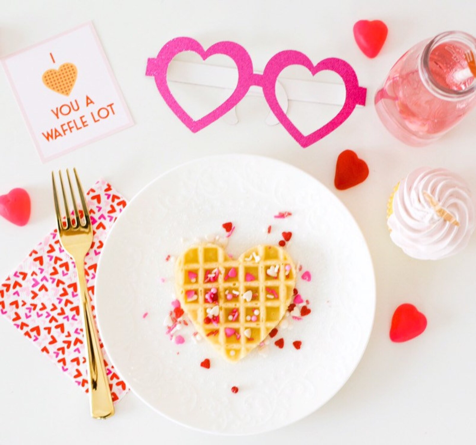 I Love You a Waffle Lot Valentines Day Card, Valentines Day Cards ...