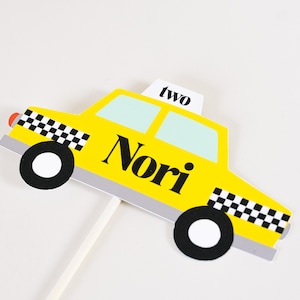 New York Taxi Cake Topper, New York City Birthday Party, NYC Themed ...