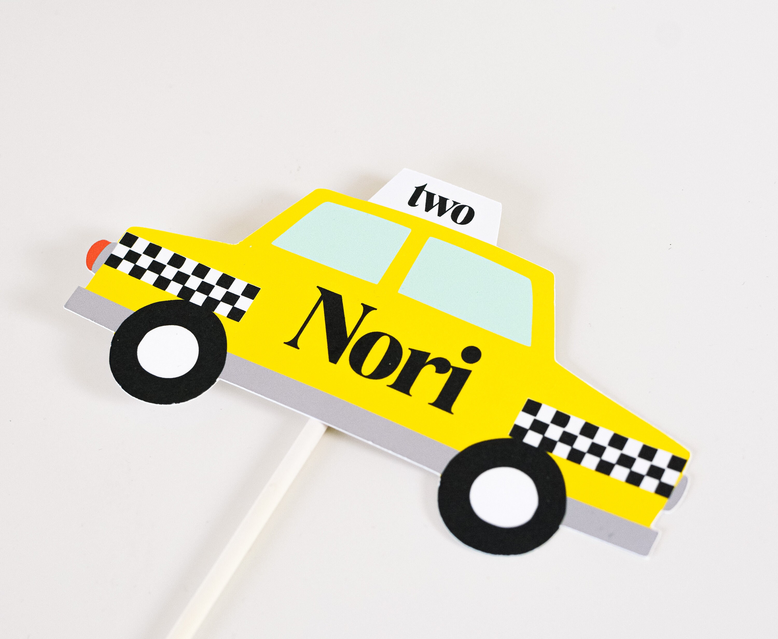 New York Taxi Cake Topper New York City Birthday Party NYC | Etsy