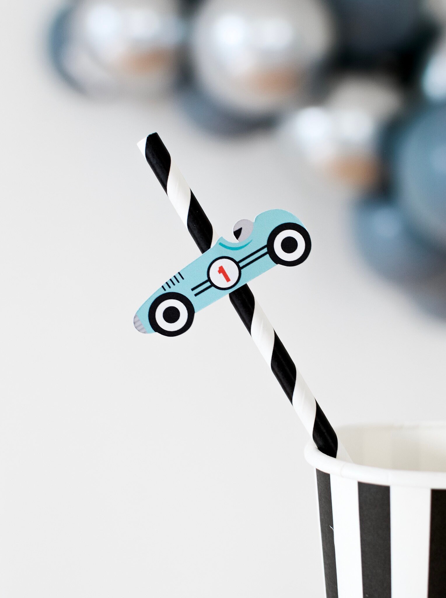 Vintage Race Car Paper Straws Race Car straws Race Car | Etsy