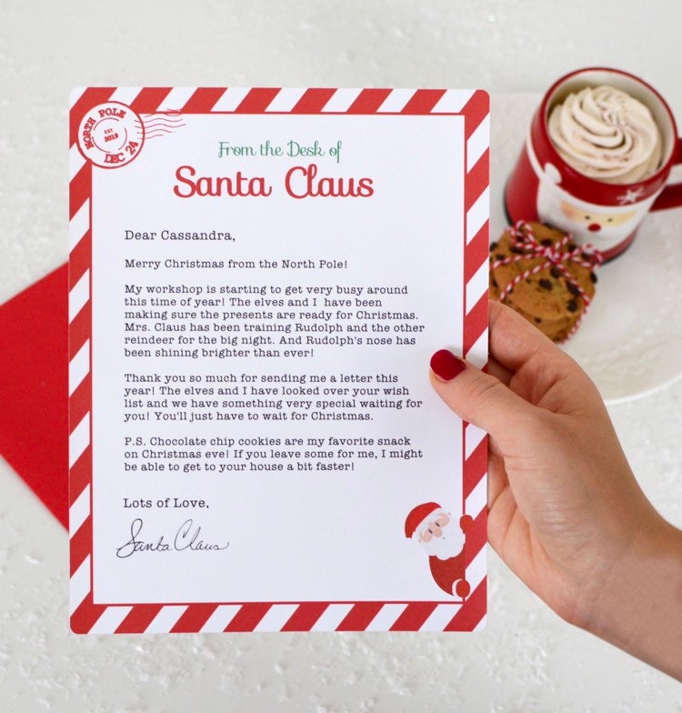 Printable Santa Letter Kit Letter to Santa Santa Letter Svg - Etsy