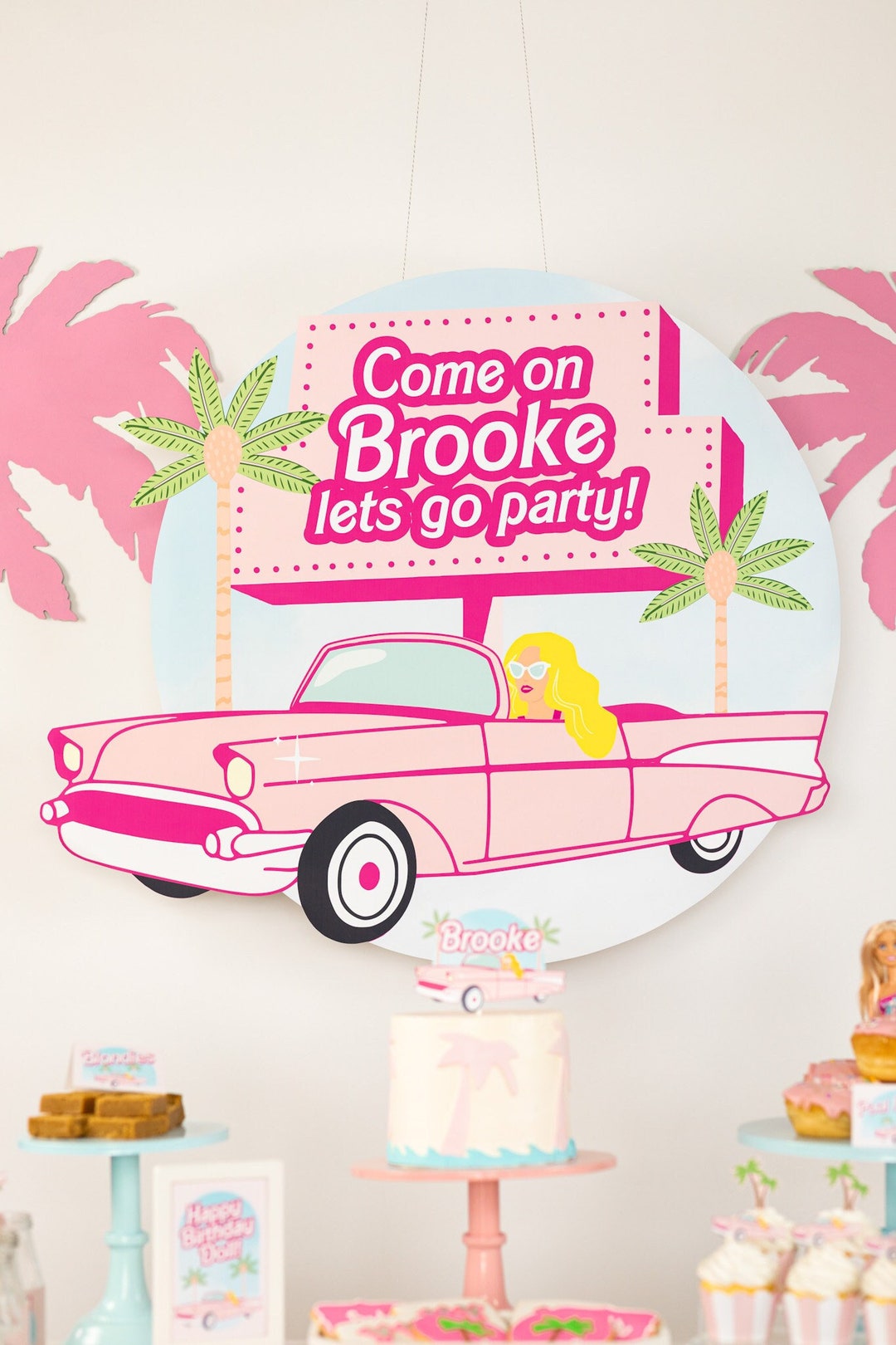 Printable Barbie Backdrop Barbie Party Barbie Doll Party - Etsy Israel