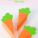 Printable Easter Carrot Box Activity Template, Easter Instant Download ...