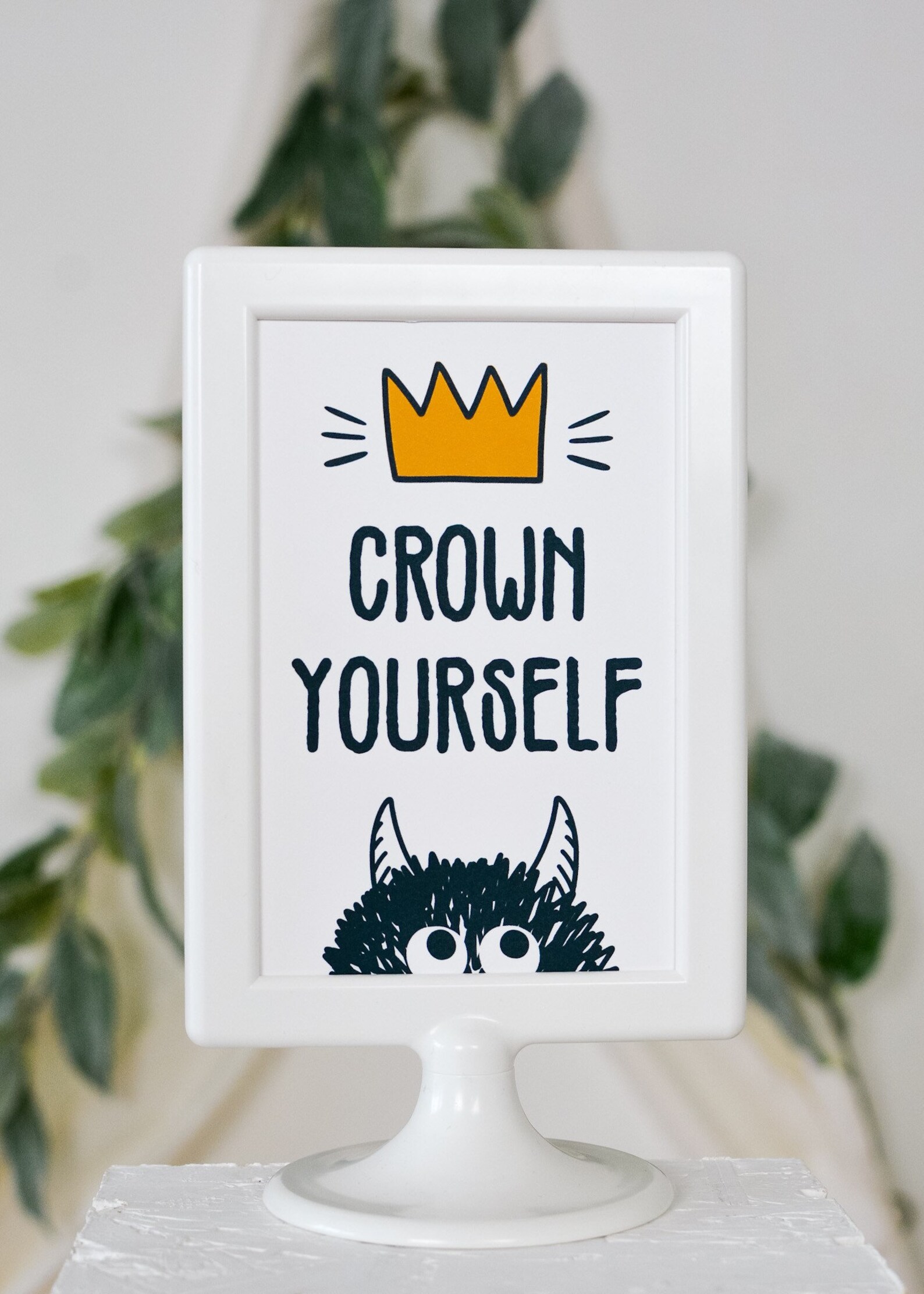Crown Yourself Wild Things Party Sign Where the Wild Things - Etsy
