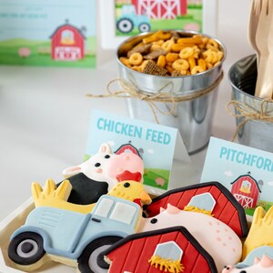 Custom Farm Tent Cards, Farm Food Tent Cards, Farm Party, Farm Party ...