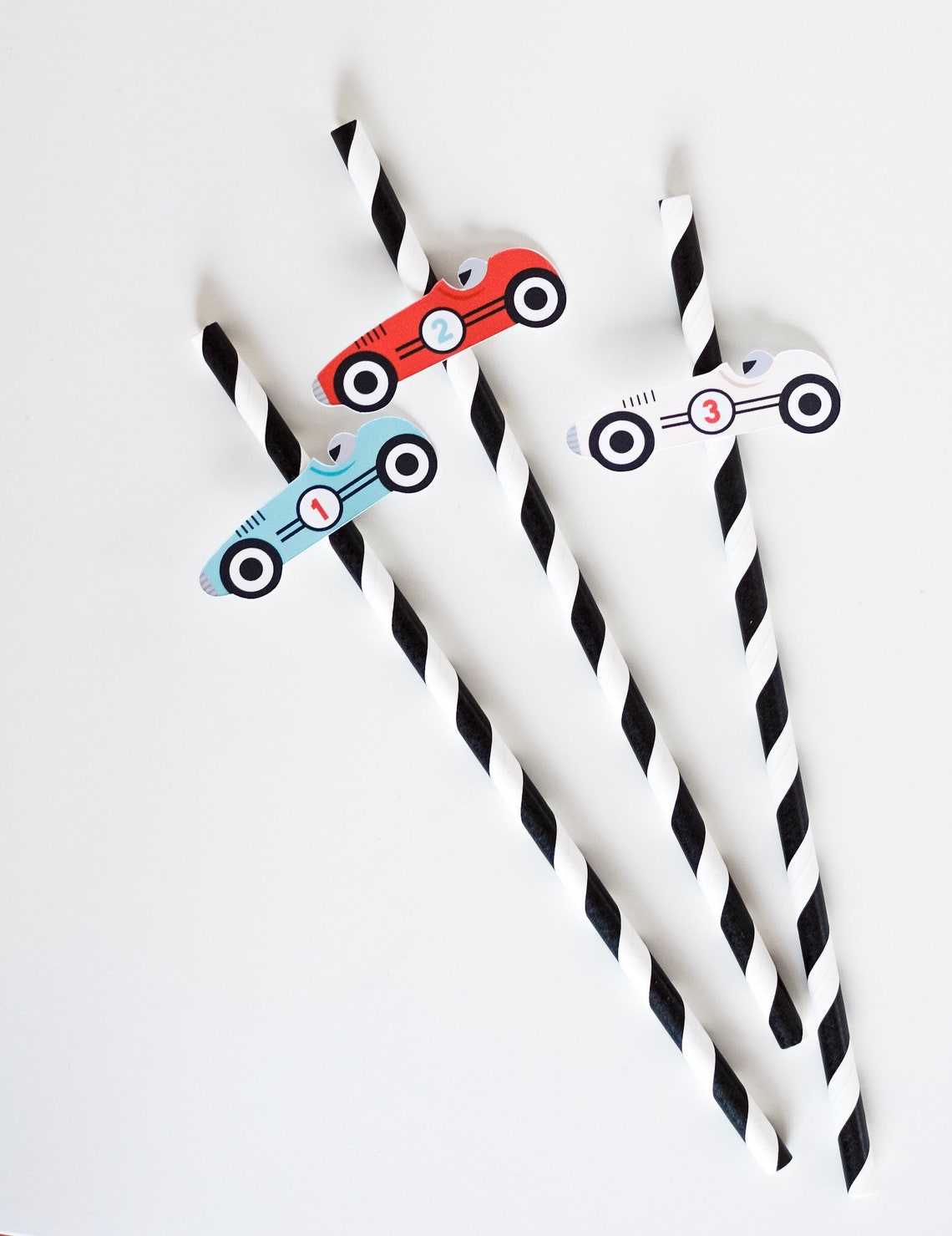 Vintage Race Car Paper Straws Race Car straws Race Car | Etsy