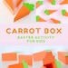 Printable Easter Carrot Box Activity Template, Easter Instant Download ...