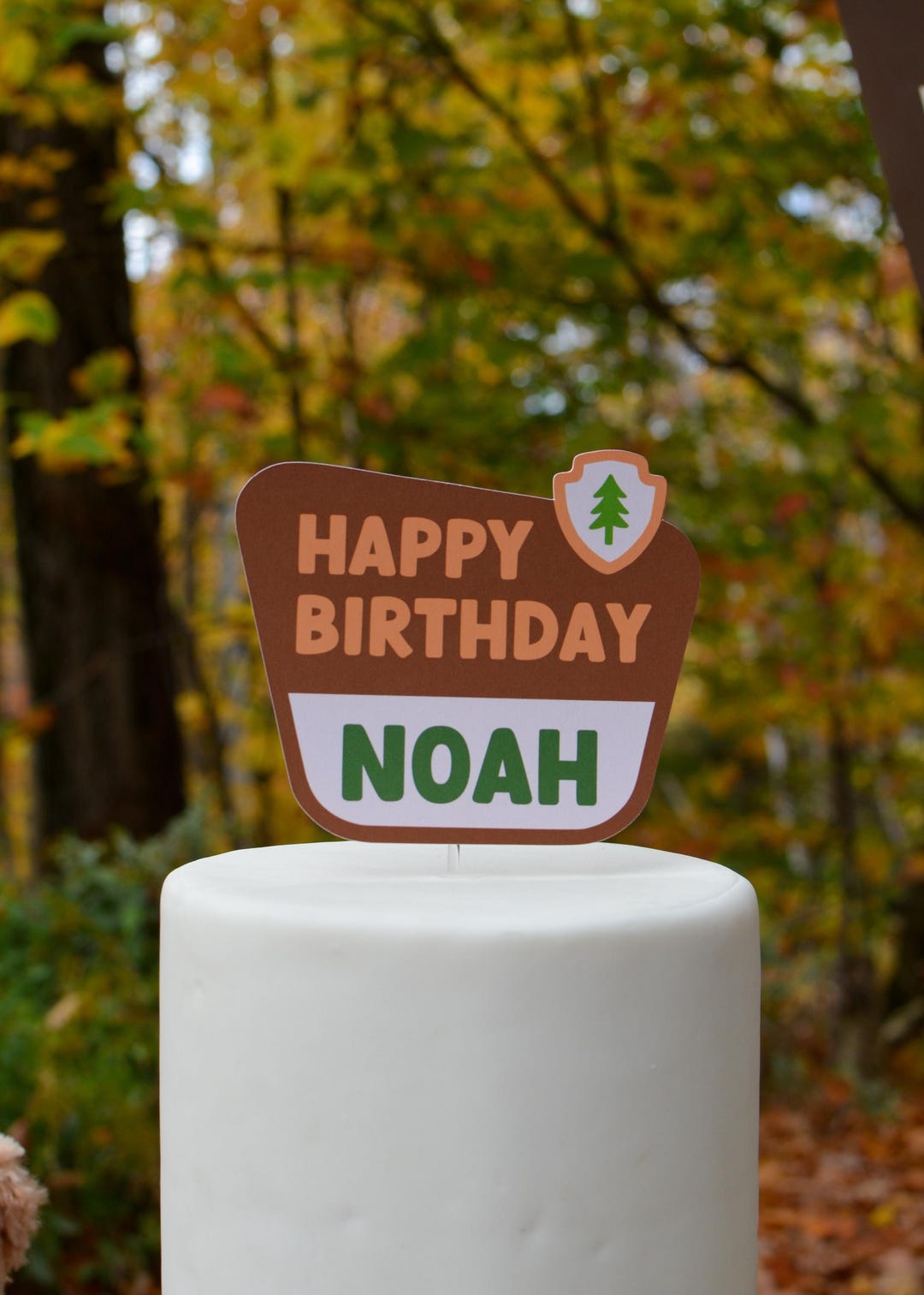 One Happy Camper Cake Topper | Camping & Lumberjack Party Decorations ...