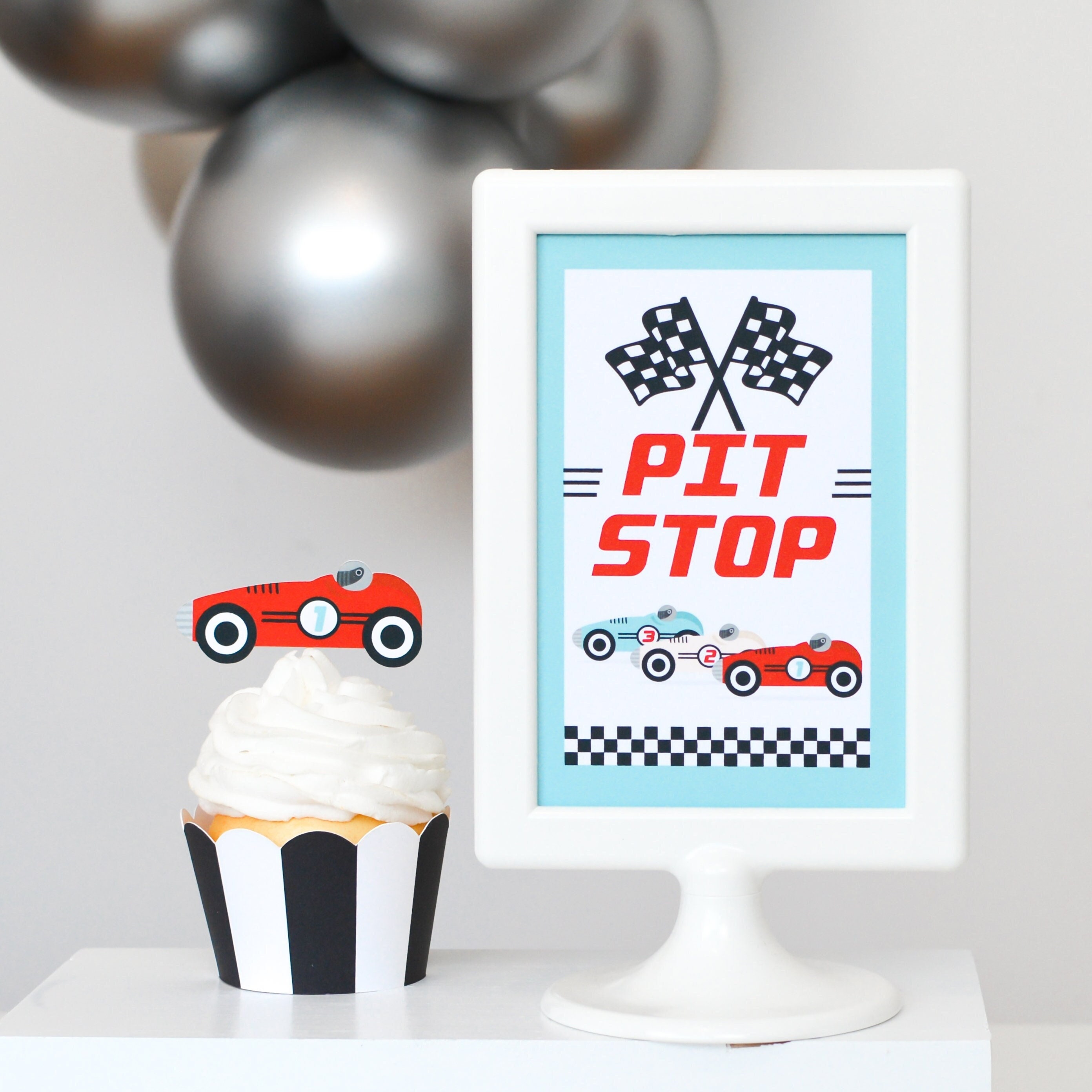 Pit Stop Vintage Race Car Sign Race Car Birthday Party Race - Etsy Canada