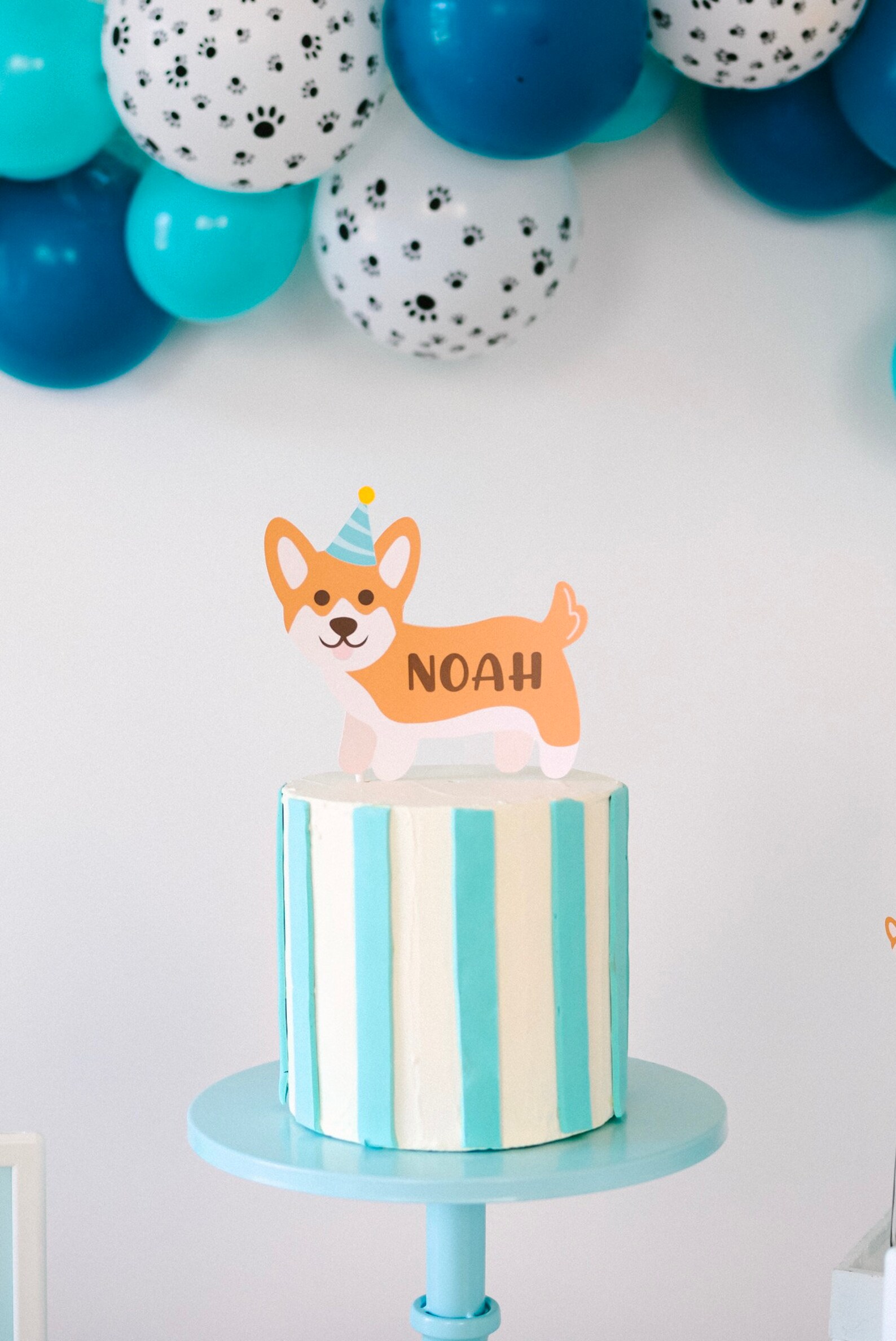 Corgi Cake Topper, Dog Cake Topper, Dog Birthday Party, Puppy Birthday ...