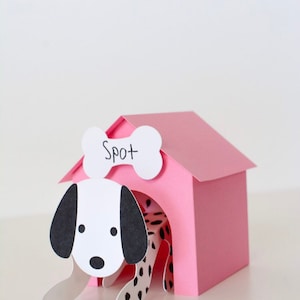 Printable Adopt a Puppy Activity Template, Dog and Dog House Instant ...