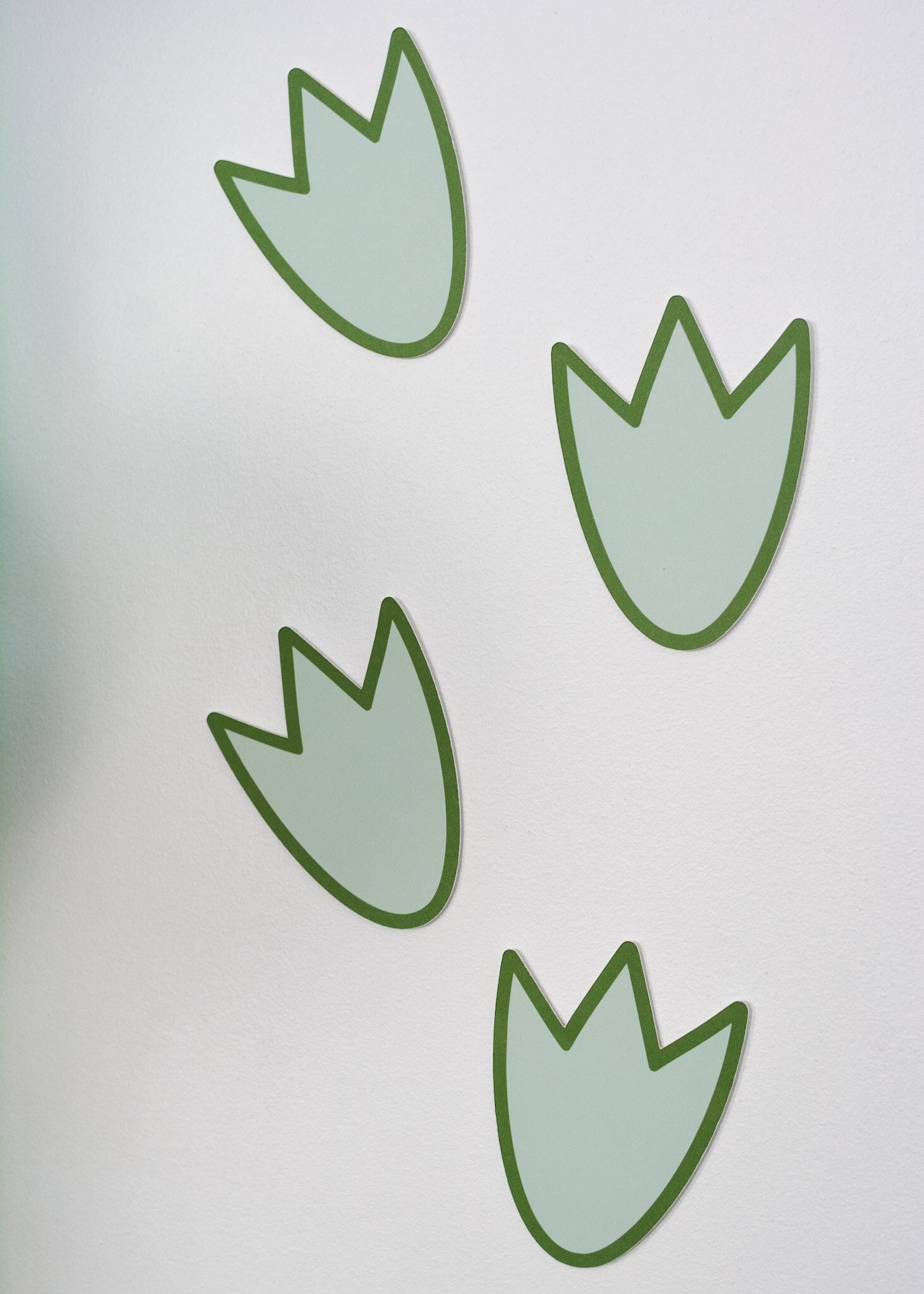 Dinosaur Track Footprint Stickers Dinosaur Trail Dinosaur - Etsy