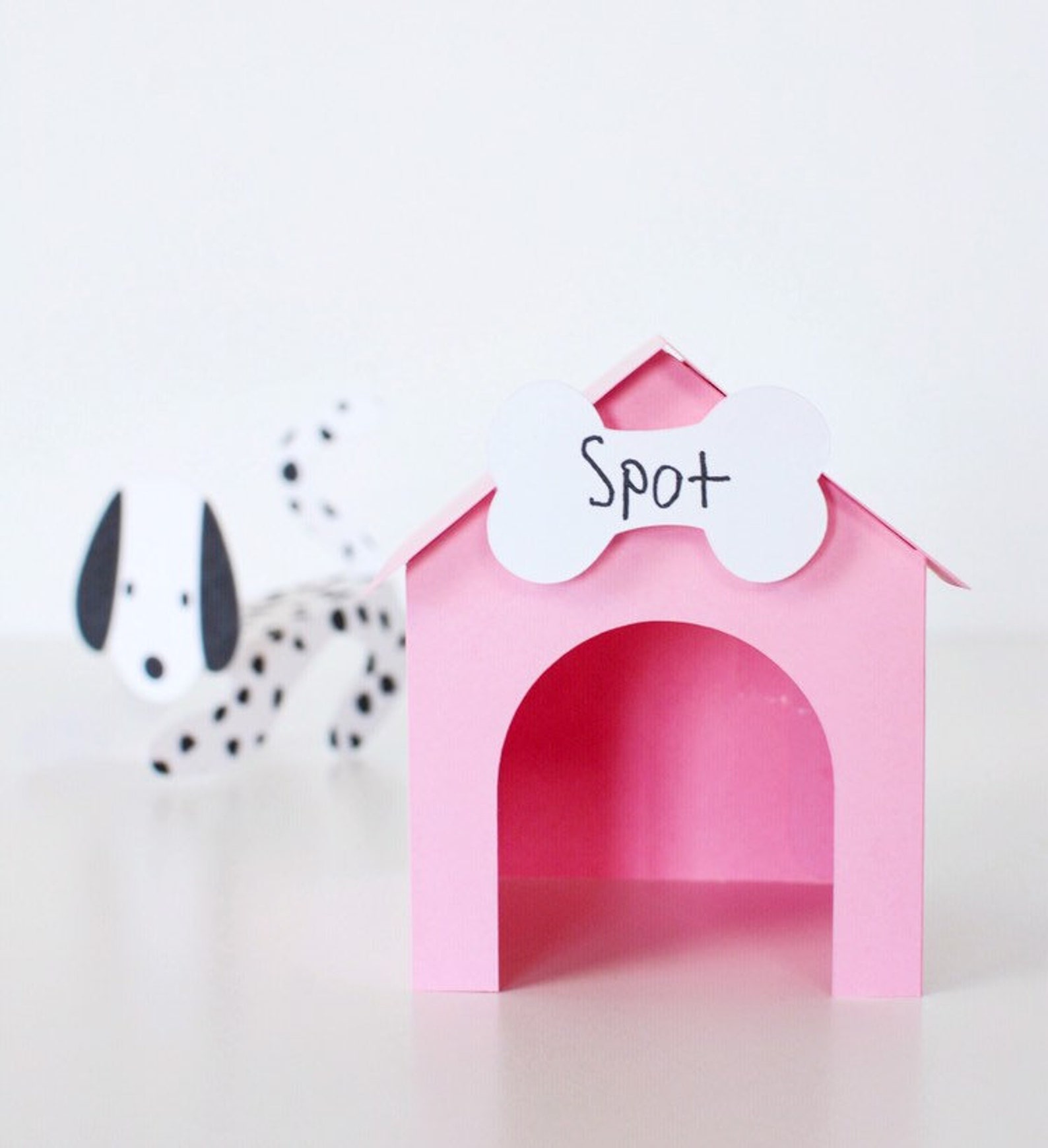 Printable Adopt a Puppy Activity Template Dog and Dog House - Etsy