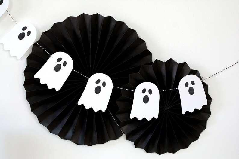 Ghost Banner Halloween Banner Halloween Garland Halloween | Etsy