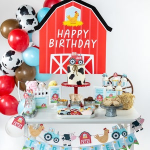 Farm Party Bundle, on the Farm Party, Farm Birthday Party, Farm ...