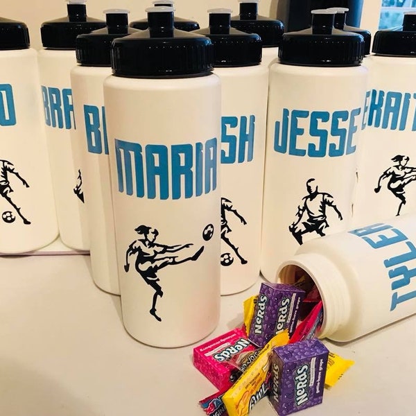 Custom Team Sports Water Bottles - Etsy