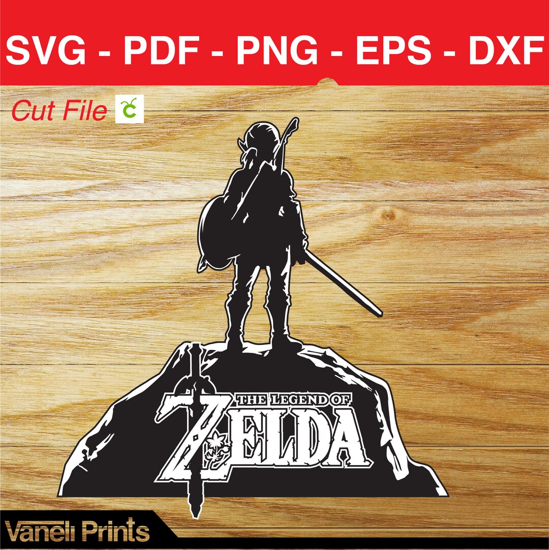 Legends of Zelda Svg, Cut Files for Cricut Silhouette, Png, Eps - Etsy